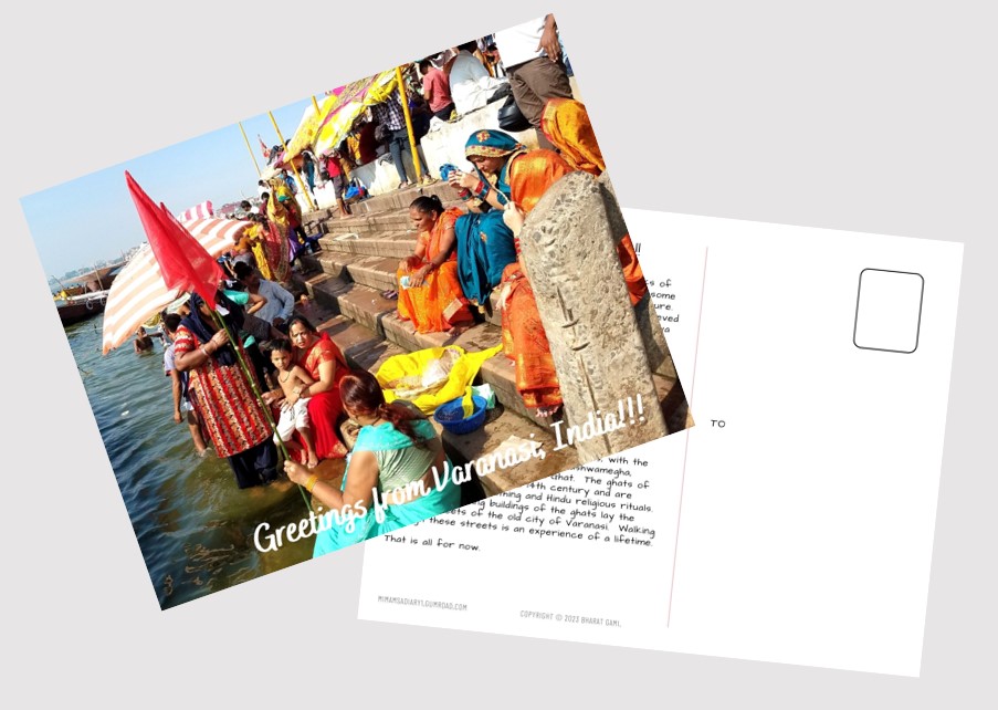 Greetings from Varanasi